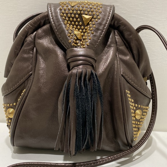 Cache | Bags | Cache Small Brown Leather Crossbody Bag | Poshmark